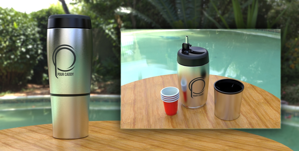 'Pour Caddy' stealth/mobile barkeep - Arizona-IdeaWorks